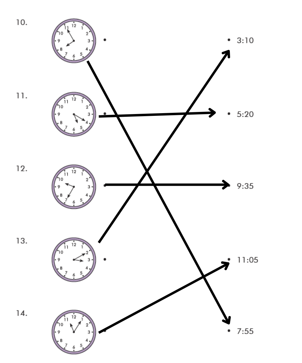 Singapore Math Level 2A & 2B – Unit 13: Time